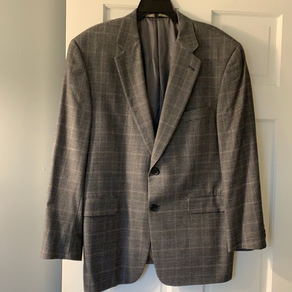 Burberry | Suits & Blazers | Burberry 42s Grey Wool 2button Blazer ...